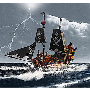 Pirates Ship Building Mini Blocks Set, Pirate Brick Toy Set, Not Compatible with Lego Sets for Boys 8-14, Gift for Kids & Adult Collections Enthusiasts (1328 Pieces)