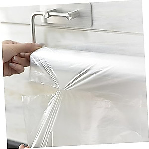 Tissue Storage Shelf Roll Bathroom Accessories Roll Tissue Holder Roll Nail Free Paper Towel Holder Toilet Paper Holder Silver Paper Rack