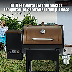 Digital Controller Board Repalacement Parts,Compatible with Pit Boss Wood Pellet Gill Classic Austin XL/Tailgater/Whiskey Still,with Meat Probe and Temperature Sensor.