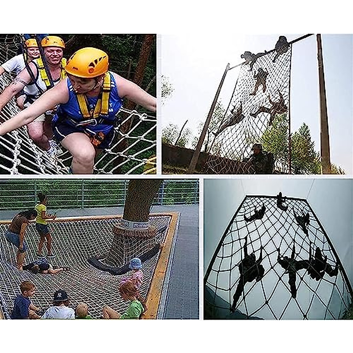 EkiDaz HXRW Rope Net Climbing Net for Kids Climbing Cargo Net Indoor and Outdoor Protective Safety Net Playground Sets for Backyards (Size : 2 * 4m(6.6 * 12.12ft))