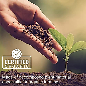 Old Potters Organic Compost 10 lbs - Plant Based Potting Soil - Home, Garden Organic Fertilizer - Complete Food for Plants - Boosts Plant Growth - Use for Indoor and Outdoor Farming, 10 LBS (8 Quarts)