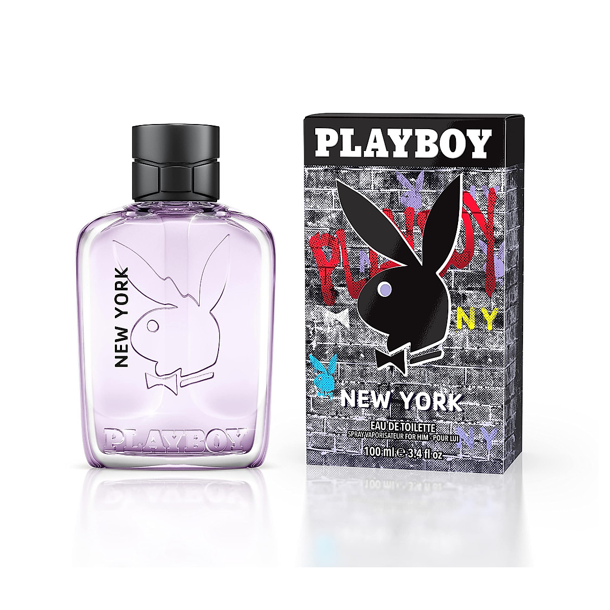 Playboy Fragrances Playboy New York Eau De Toilette Spray for Men By - 3.4 Ounce / 100 Ml, 3.4 Fl Ounce
