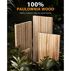 Tatub Floating Shelves with Metal Mesh Edge, Durable Bathroom Shelves for Wall Storage, Wood Wall Mounted Shelves for Living Room, Bedroom, Kitchen and Home Office, Set of 2 (Carbonized Black)