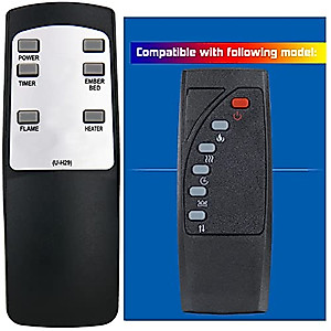 GENGQIANSI Replacement for Altra Flame AltraFlame Electric Fireplace Heater Remote Control FA23V60L-C7 FA23V60L-C8 FA26V60L-C7 FA26V60L-C8