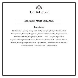 Le Mieux Essence Moisturizer - Peptide-Infused Facial Anti Aging Emulsion with Marine Collagen, Hexapeptide-8 & Hyaluronic Acid Base, Hygrating & Fragrance-Free (4.2 oz / 125 ml)