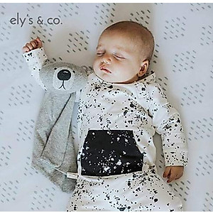 Ely's & Co. Pack N Play Fitted Playard Sheets - Breathable 100% Jersey Knit Cotton - Unisex Mini Crib Mattress Cover - Grey Sage Diamond - 2 Pack Set