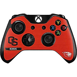 Skinit Decal Gaming Skin Compatible with Xbox One Controller - Officially Licensed College Oregon State Texture Design