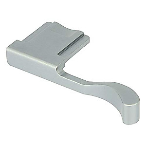Haoge THB-X2S Metal Hot Shoe Thumb Up Rest Hand Grip for Fujifilm Fuji X100V Camera Silver