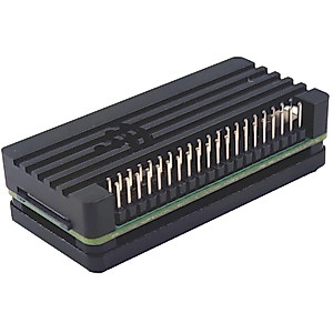 WEIYIXING Raspberry Pi Zero 2W Case, Raspberry Pi Zero Aluminum Passive Case with Pin Header for Raspberry Pi Zero 2W/Zero W/Zero