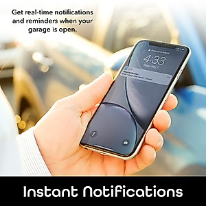 Geeni Smart Garage Door Opener, WiFi App Controlled Garage Opener, Compatible with Alexa and Google Home, No Remote Required