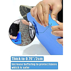 YWSHF 2 PCS Garden Kneeling Pad,Knee Mat Waterproof Foam Knee Pads for Gardening,Cleaning,Baby Bath,Yoga,Praying and Exercise 15.745'' x 7.09'' x 0.79''