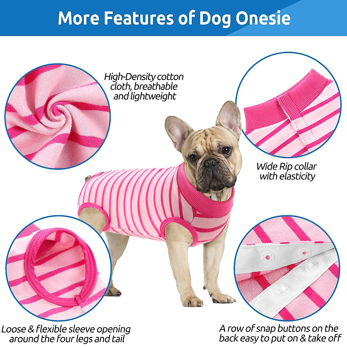 MIGOHI Dog Onesie for Surgery Female, Dog Recovery Suit Dog Cone Aternative, Surgical Suit for Dogs Male Neuter, Dog Body Suit After Surgery, Dog Post Surgery Pajamas, Suitical Recovery Shirt, L