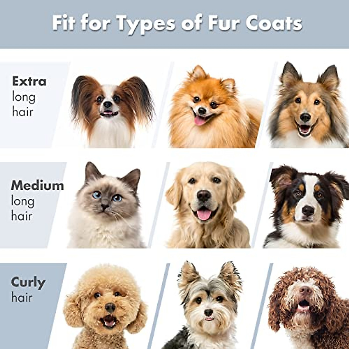 Neakasa by neabot P2 Pro Dog Grooming Kit, Clippers Vacuum Suction 99% Hair, Pet with 5 Proven Tools, 2L Large-Capacity Easy Empty Dustbin for Dogs Cats Animals (Grey-White)