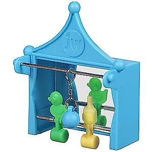 JW Pet Company Activitoy Shooting Gallery Small Bird Toy, Colors Vary