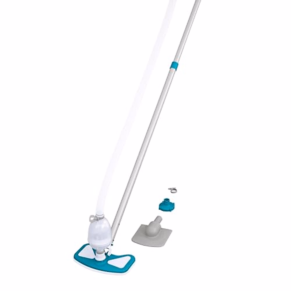 Bestway 58234 Above Ground Pool Cleaning & Maintenance Accessories Set Kit for Filter Pumps with a 530 GPH Flow Rate - Blue