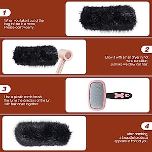 Dikoaina Womens Faux Fur Headband Winter Earwarmer Earmuff Ski Hat