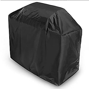 AMSAMOTION BBQ Covers Waterproof Heavy Duty Large Grill Cover, 3-4 Burner Gas BBQ Covers, Windproof, Rip-Proof, Outdoor Large Barbecue Cover for Weber, Brinkmann, Char-Broil