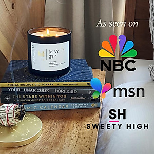 October 26th Personalized Zodiac Candle | Detailed Personality Description for Your Birthdate | Live Astrologer Sessions | Handmade Scorpio Candles | Astrology Christmas Gifts for Women