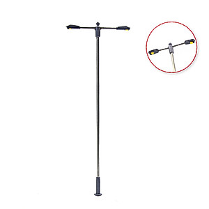 LQS12W 10pcs Model Railway Train Lamp Post Street Bright White Lights HO OO Scale LEDs New