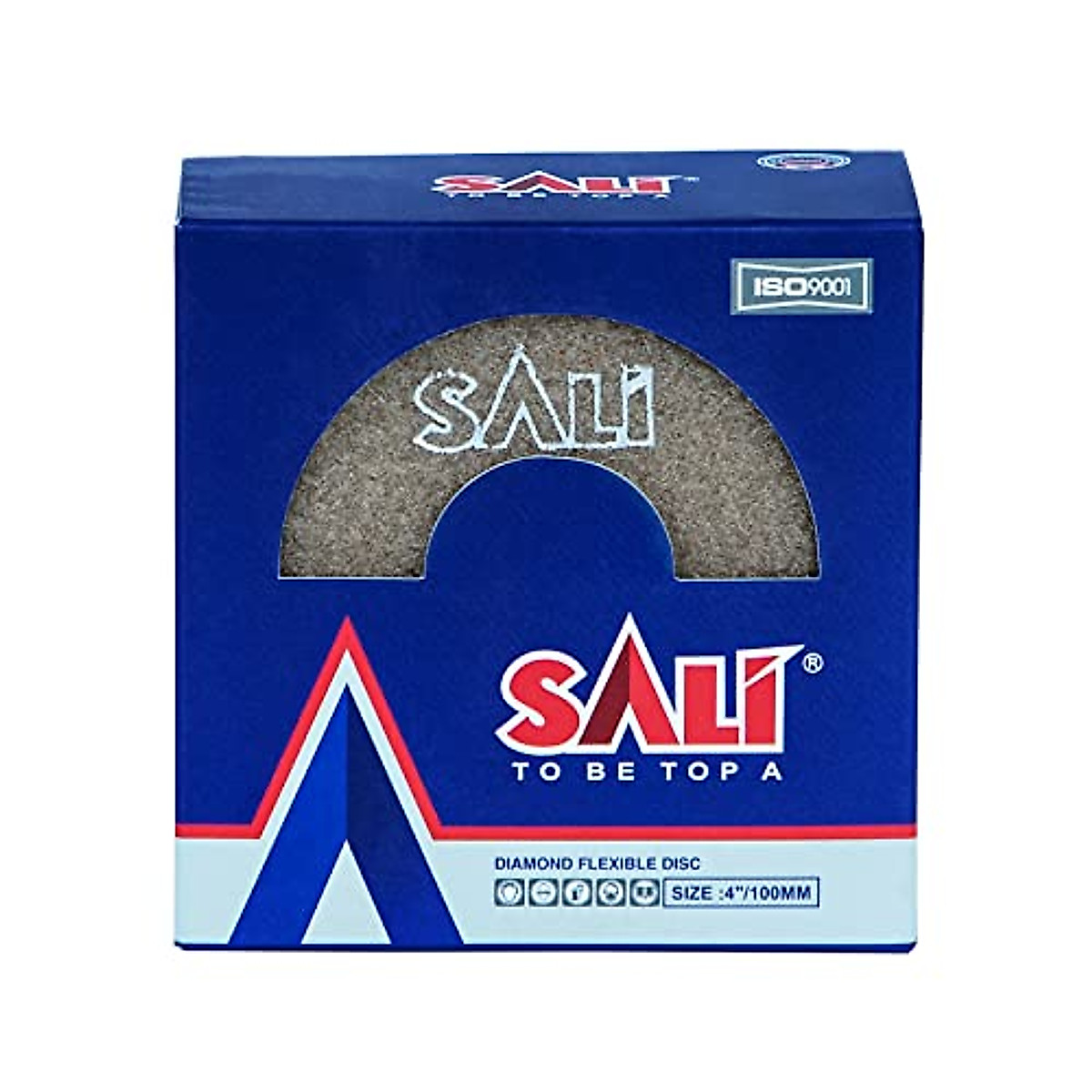 Sali 10 Pack Diamond Polishing Pads 4 Inch Wet/Dry Granite Stone Polish Pad Kit for Drill, Grinder, Polisher Polishing Pad for Concrete Marble Stone Countertop Quartz 1000# Grit