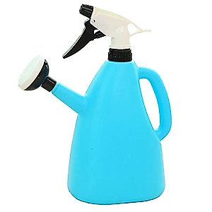 Dorm Appliances Indoor Watering Can Small Watering Cans for House Bonsai Garden Flower with Detachable Sprayer Head Water Can for Outdoor Watering P Lants (Blue, One Size)