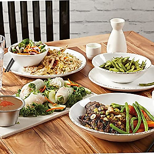 G.E.T. CS-1412-UM Melamine Rectangular Serving Platter, 14" x 11.5", Urban Mill