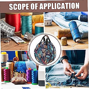 FAVOMOTO 3pcs Sewing Tool Storage Embroidery Thread Kit Travel Accessories Portable Tool Kit Wool Storage Organizer Sewing Storage Organizer Sewing Basket 600d Oxford Cloth Sewing Tools Bag