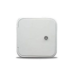 Thetford|B&B Molders RV Replacement Parts and Accessories RV Camper Gas/Fuel Hatch with Slant Back Polar White PN 94312