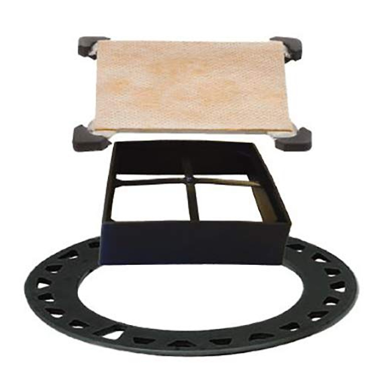 Schluter Kerdi-Drain Grate Kit, 4" Tileable