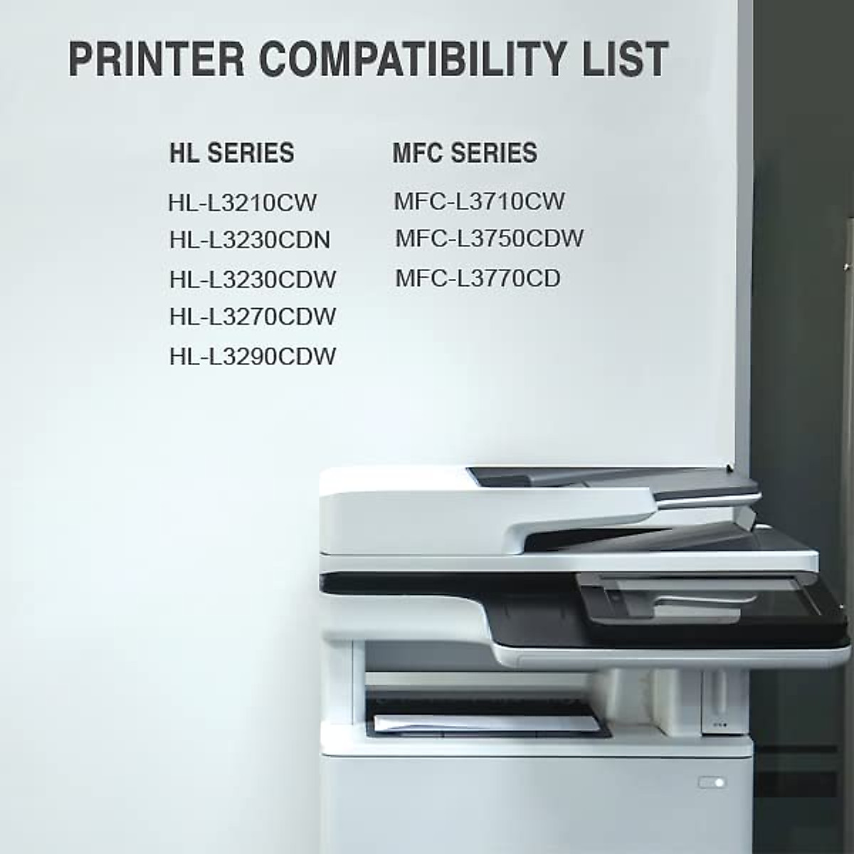 OMC Compatible Toner Cartridge Replacement for Brother TN227 TN227BK TN227C TN227M TN227Y High Yield Compatible with HL-L3290CDW, HL-L3210CW, MFC-L3750CDW, MFC-L3710CW Printer (5 Pack Color Set)