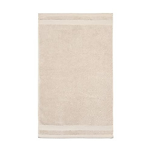 MARTHA STEWART 100% Cotton Bath Towels Set - 6 Piece Set | 2 Bath Towels - 2 Hand Towels - 2 Washcloths | Quick Dry Towels | Plush Towels | Absorbent | Ideal For Everyday Use | Beige Towels