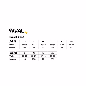 Easton | RIVAL+ Piped Baseball Pant | White/Navy | Youth | Small