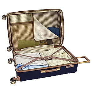 London Fog Northbridge 24" Expandable Hardside Spinner Midnight, 24 Inch