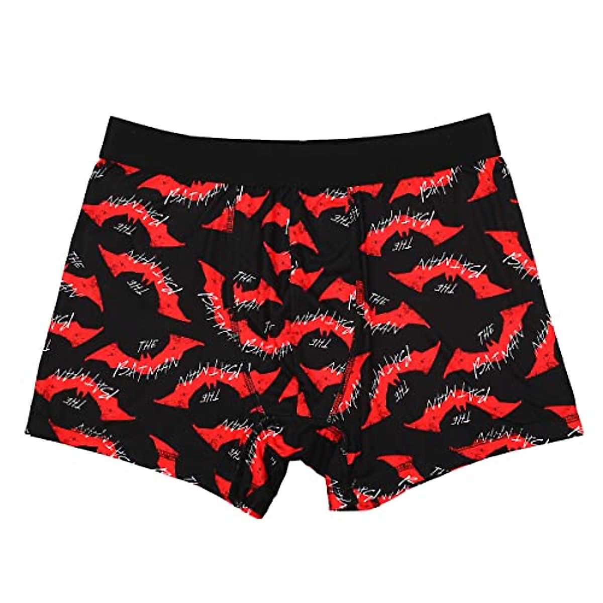 Bioworld The Batman Movie Batman And Riddler Logos Mens Boxer Briefs Underwear 3pk Set- XL Black