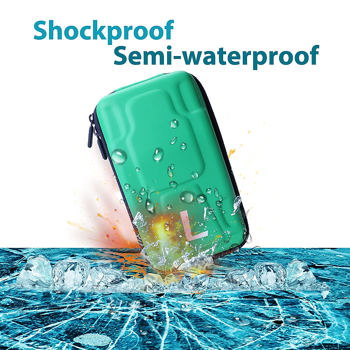 L LTGEM Storage Case for Mario Kart Live: Home Circuit -Luigi Set - Nintendo Switch Luigi Set Edition - Travel Protective Carrying Bag(Green)