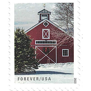 USPS Forever Stamps Winter Scenes - Book of 20 Postage Stamps