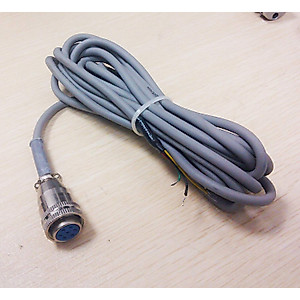 58mm Outer Diameter 10mm Optical Incremental Rotary Encoder 1024ppr 5-26V pushpull with Socket