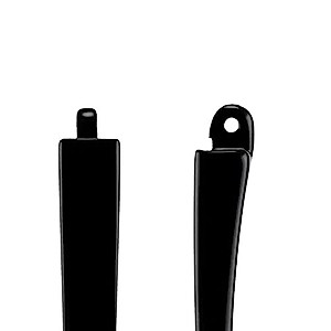 QYAJS 1 Pair TR90 Black Glasses Replacement Glasses Replacement Temple Eyeglasses Arms Legs Screws and 3-in-1 Screwdriver