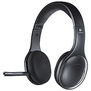 Logitech 981000337 H800 Binaural Over-The-Head Wireless Bluetooth Headset, 4 ft Range, Black