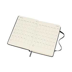 Moleskine Classic 18 Month 2021-2022 Weekly Planner, Hard Cover, Pocket (3.5" x 5.5"), Black