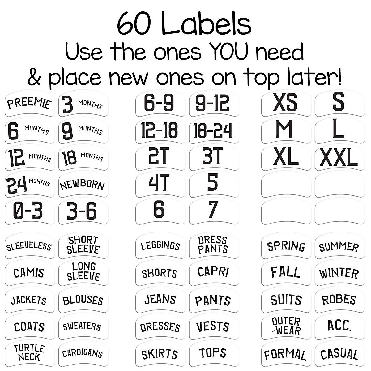 Baby Boy Nursery Closet Clothing Size Dividers or Adult Buffalo Plaid Set of 6 (1.5 Inch Rod)