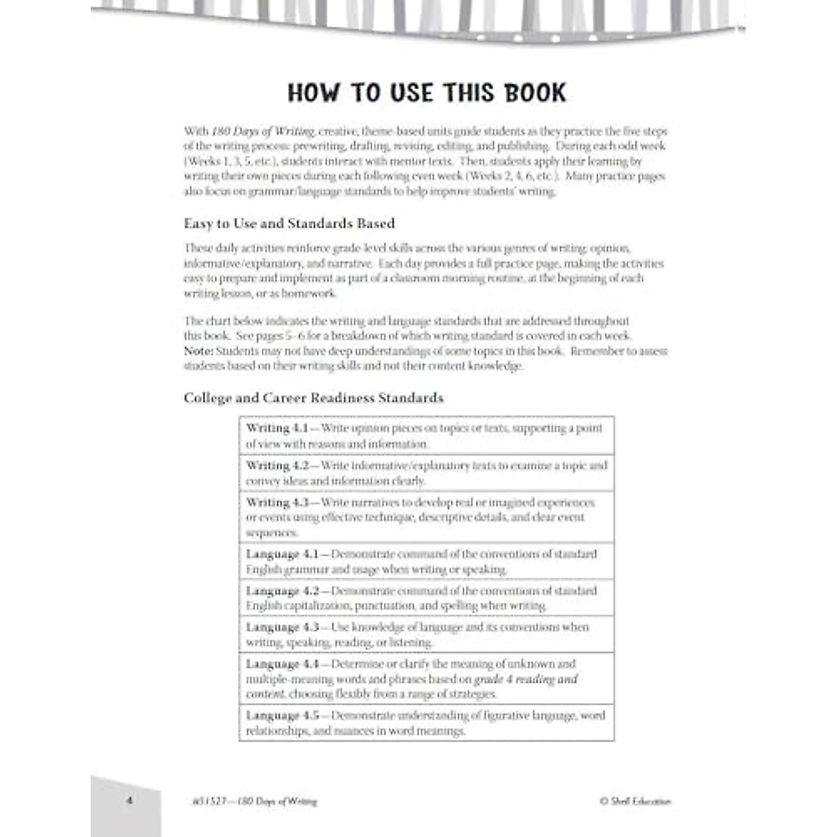 180 Days of Writing for Fourth Grade - An Easy-to-Use Fourth Grade Writing Workbook to Practice and Improve Writing Skills (180 Days of Practice)