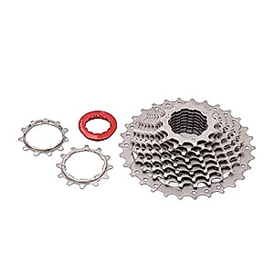FECAMOS Road Bike Freewheel, 11‑30T Bike Freewheel Anti Rust Treatment High Accuracy Tooth Ratio for Cycling