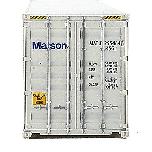 Walthers SceneMaster HO Scale Model of Matson (Gray, Blue) 40' Hi Cube Corrugated Side Container,949-8263