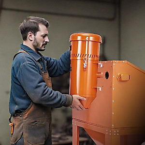 VEVOR Dust Collection System: 1.6-HP Dust Collector Media Reclaimer with 1.8 Gallon Capacity - Universal Fit for Sandblaster Cabinets and Media Blasters