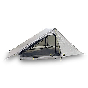 Six Moon Designs Ultralight Gray Haven Tarp and Haven NetTent Bundle - Includes, 2 Person, 18 oz. Haven Tarp and 16 oz. 2 Person Haven NetTent