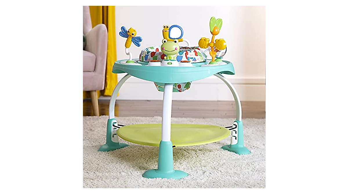 Bright Starts 2-in-1 Baby Jumper & Activity Table Playful Pond