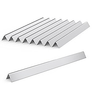 Stanbroil 18 Inch Flavorizer Bars for Weber Summit 400 Series - Stainless Steel Hot Plate for Weber Summit E-420 S-420 Gas Grills Without a Smoker Box - Replacement Parts for Weber 67669, 9PCS