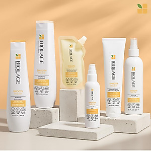 Biolage Smooth Proof Shampoo | Cleanses, Smooths & Controls Frizz | For Frizzy Hair | Paraben & Silicone-Free | Vegan​ | 33.8 Fl. Oz