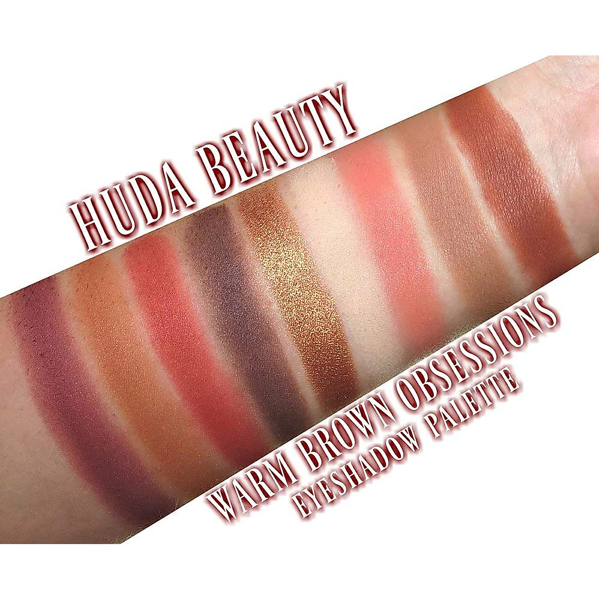Huda Beauty Obsessions Eye Shadow Palettes, Warm Brown